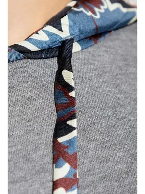 Etro Contrasting-hood Cotton Hoodie