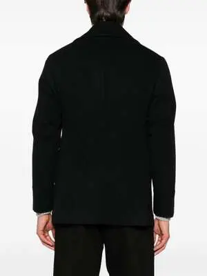 Brunello Cucinelli Notched-lapels Felted Pea Coat