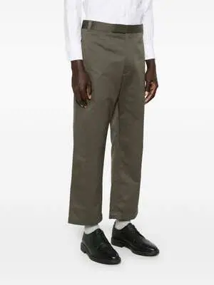 Thom Browne Rwb-stripe Straight-leg Trousers