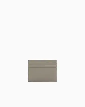 Giorgio Armani Nappa Leather Card Holder Beige