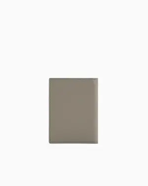 Giorgio Armani Nappa Leather Bifold Passport Holder
