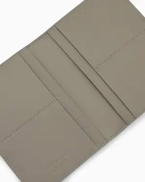 Giorgio Armani Nappa Leather Bifold Passport Holder