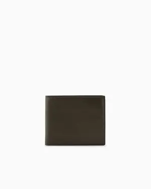 Giorgio Armani Nappa-leather Bifold Wallet - Green