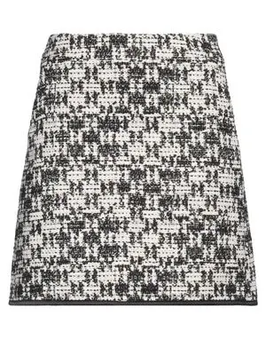 Karl Lagerfeld Tweed Mini Skirt - Off White
