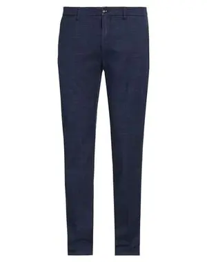YAN SIMMON Pants Size Cotton, Linen, Polyester, Elastane - Navy