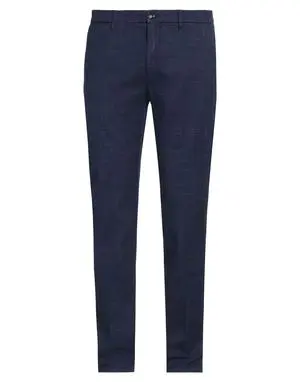 YAN SIMMON Pants Size Cotton, Linen, Polyester, Elastane - Navy