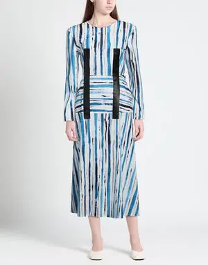 CHRISTOPHER KANE Striped Flared Midi Dress