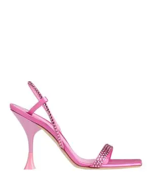 3JUIN Embellished Slingback Sandals - Pink