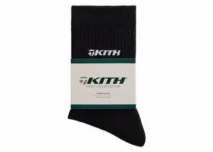 Kith Taylormade Crew Socks - Black