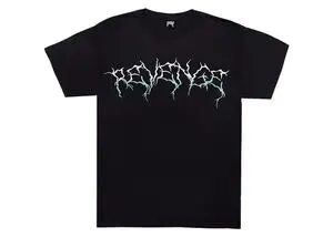 REVENGE Gradient Lightning Tee Shirt - Black