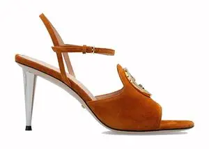 Gucci Blondie GG Sandals - Brown