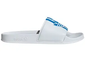 Adidas Adilette Slides - Cloud White/bright Blue