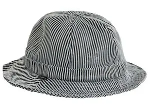 Supreme Stripe Mesh Bell Hat - Black