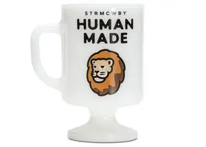 HUMAN MADE X Hbx Milk Glass Pedestal Mug - Lion