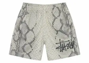 StÜssy Basic Snake Mesh Short - Bone