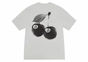 StÜssy Cherries Tee Shirt - Fog
