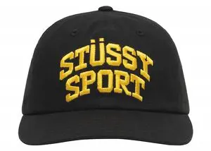 StÜssy Mid-depth Sport Snapback - Anthracite