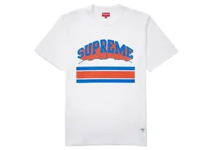 Supreme Cloud Arc Tee Shirt - White