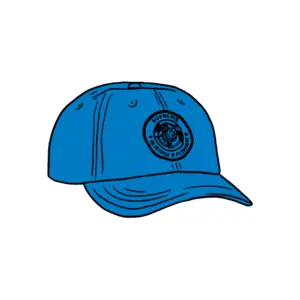 Supreme Compass 6-panel Cap - Cyan