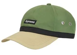Supreme Crown Band Nylon 6-panel Cap - Olive