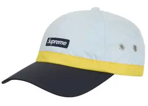 Supreme Crown Band Nylon 6-panel Cap - Light Blue
