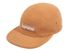 Supreme Fleece Pullcord Camp Cap - Brown