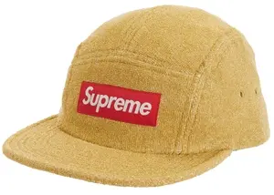 Supreme Glitter Terry Camp Cap - Gold