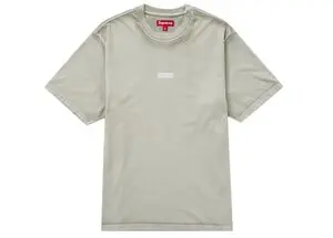 Supreme Overprint Small Box Short Sleeve Top - Grey