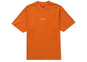 Supreme Overprint Small Box Short Sleeve Top - Orange