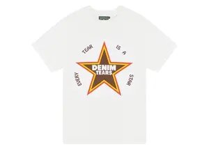 DENIM TEARS Every Tear Is A Star Tee Shirt - White