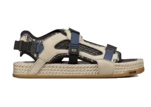 Dior Atlas Sandal - Beige/black/navy