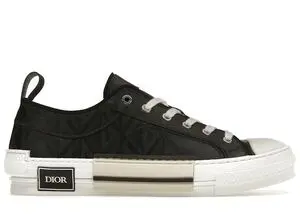 Dior B23 Low Top Cd Diamondin Sneakers - Black/white
