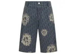 Dior X Denim Tears Cotton Denim Bermuda Shorts