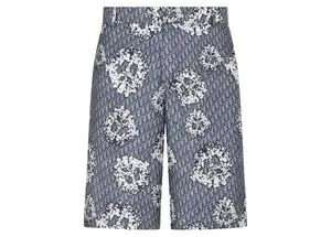 Dior Tears Silk Twill Bermuda Shorts