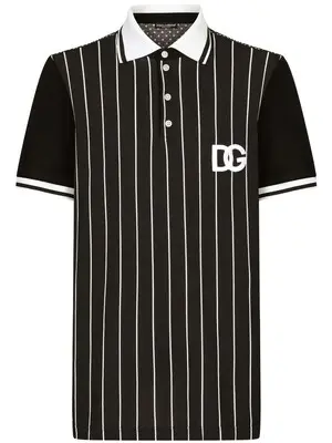 Dolce & Gabbana Dg Patch Shortsleeved Polo Shirt