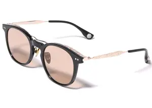 A BATHING APE Frame 15 Sunglasses - Black