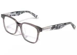 A BATHING APE Optical Flame 3 Eyeglasses - Gray