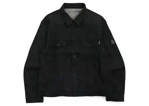 A BATHING APE Stretch Denim Jacket - Black