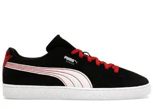 PUMA Suede Marvel Spiderman Miles Morales Black/red/white