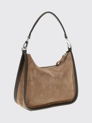 Pierre Hardy Suede Shoulder Bag - Brown