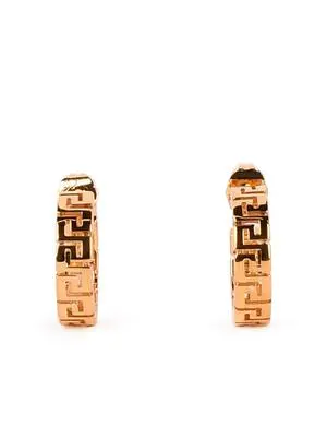 Versace Greca' Brass Earrings