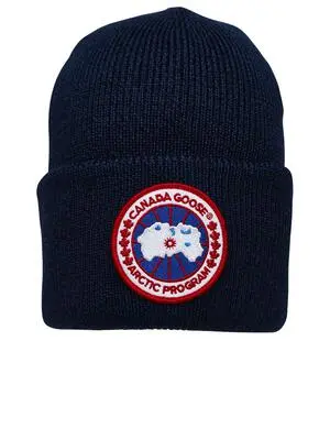 Canada Goose Artic Disc Blue Wool Beanie
