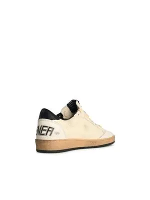 GOLDEN GOOSE Ball Star Leather Sneakers - White