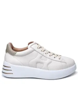 Hogan Leather Rebel H564 Sneaker - Cream