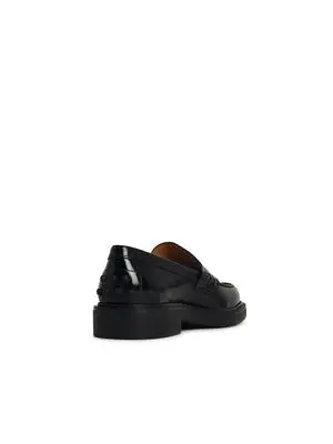 TOD'S Leather Loafers - Black