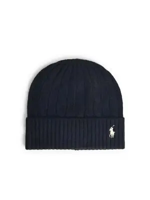 Polo Ralph Lauren Wool Blend Beanie - Black