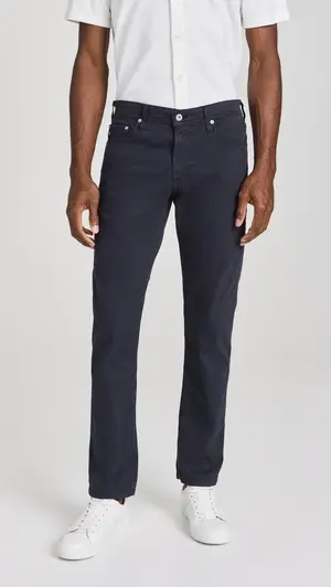 Ag Graduate Sud Tailored Twill Jeans - New Navy