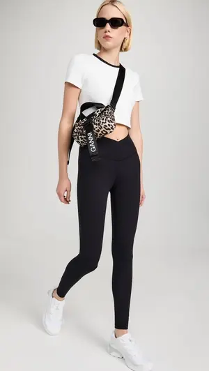 Splits59 Mia Rigor 7/8 Ankle Leggings - Black