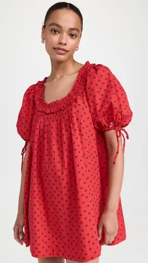 DAMSON MADDER Jemima Ruffle Mini Dress