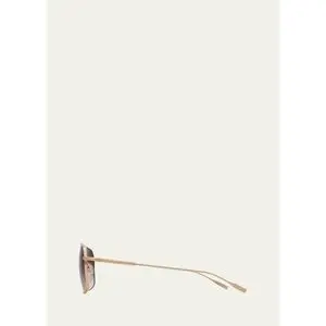 Barton Perreira Renzo Titanium Aviator Sunglasses